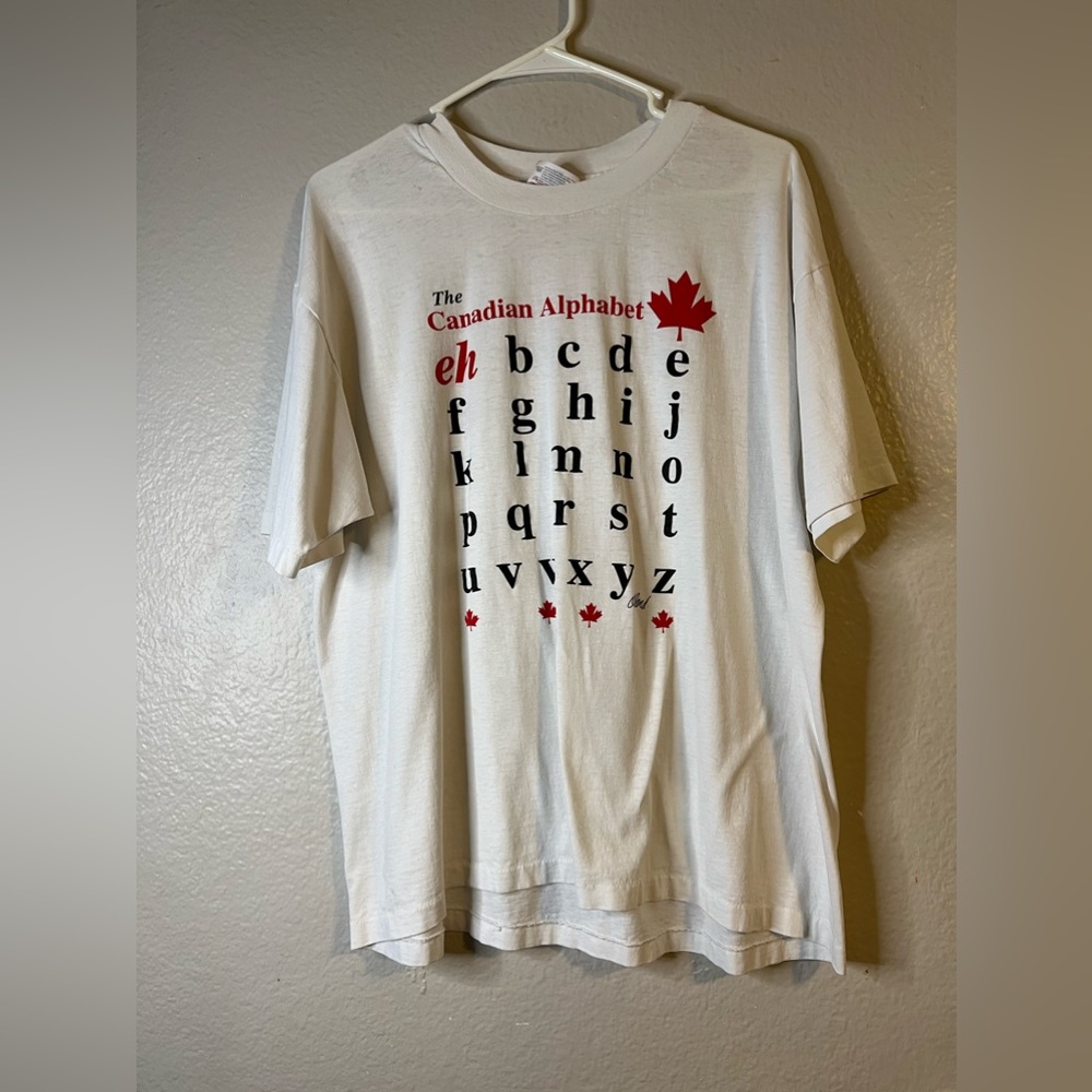 Vintage Canadian Alphabet Old Land Single Stitch Hane… - Gem